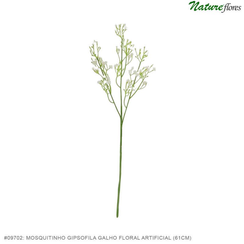 Mosquitinho Gipsofila Galho Floral Artificial (61cm) - Nature Flores