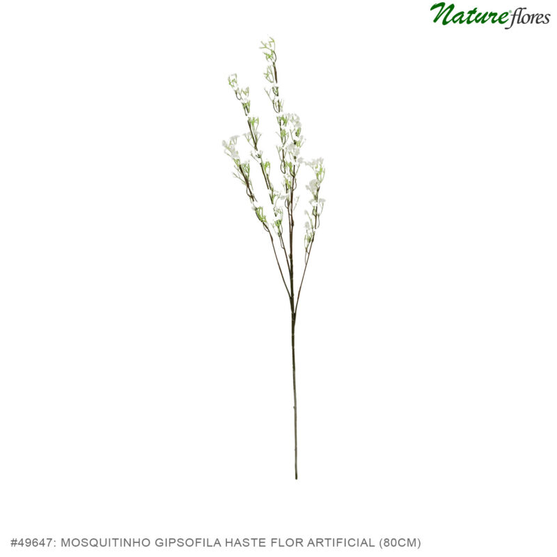 Gipsofila Mosquitinho Haste Flor Artificial (80cm) - Nature Flores