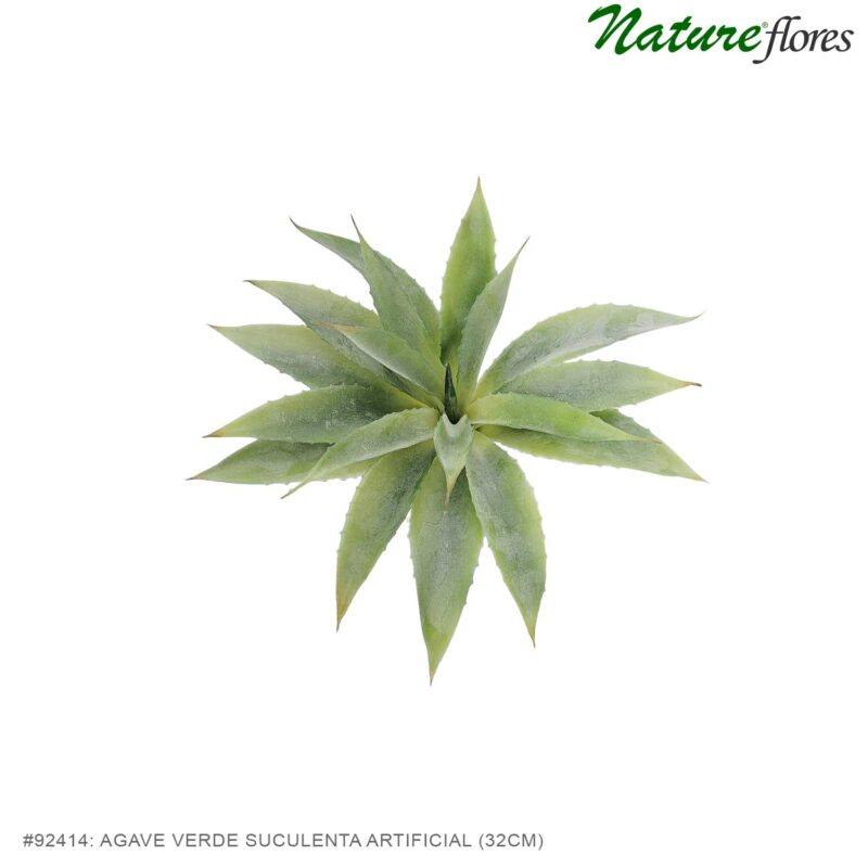 Agave Verde Suculenta Artificial (32cm) - Nature Flores